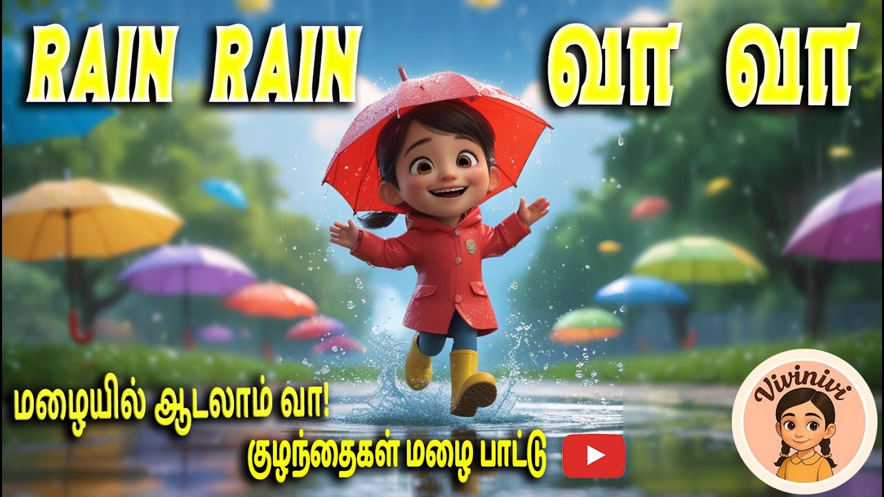 "Rain Rain, வா வா! – A Bilingual Tamil-English Kids Rain Song 🌧🎶 ...