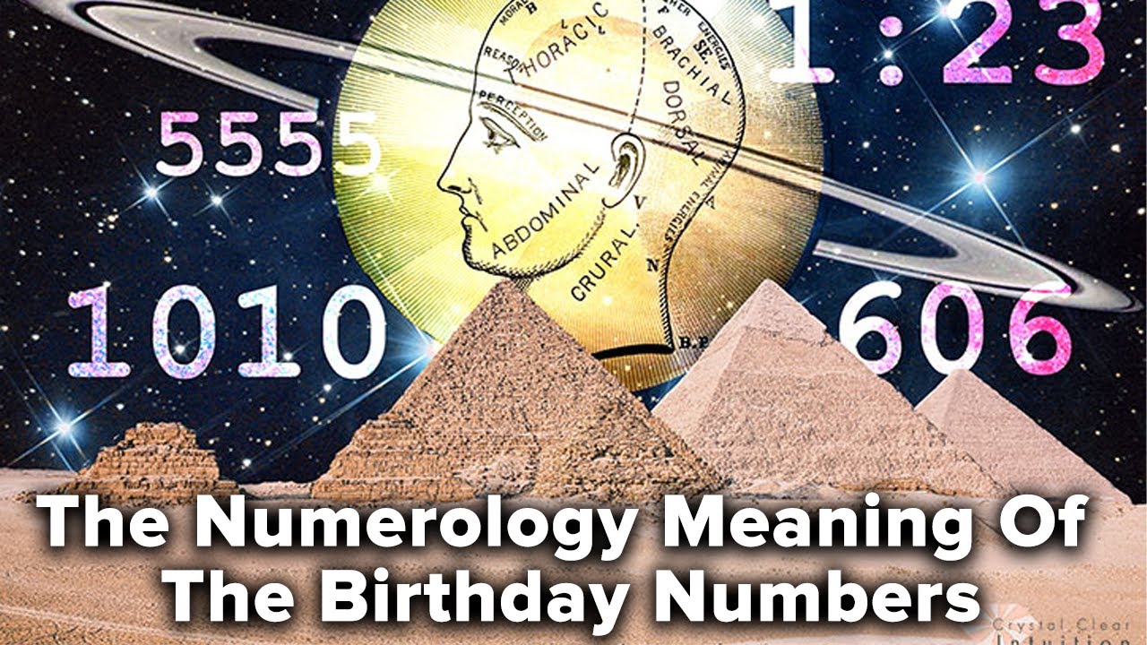 The Numerology meaning of the Birthday numbers. - YouTube