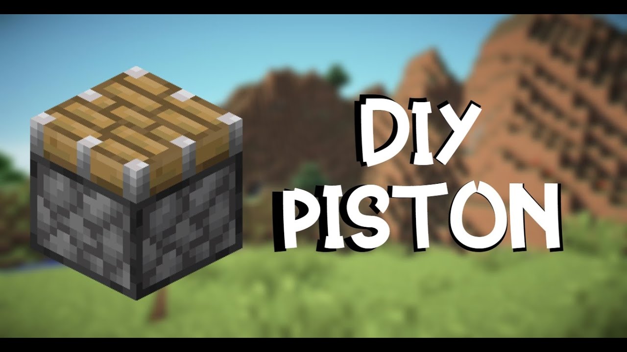 DIY -Moving Minecraft Piston - YouTube