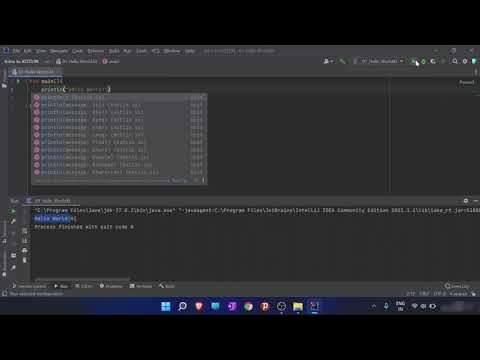 How To Write A Simple Kotlin Program Using Intellij IDEA - YouTube