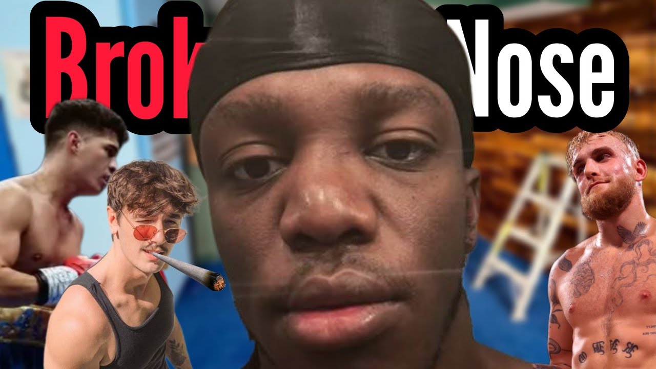 KSI broke his nose and KeemStar defends KSI on @fred_talks_fighting ...