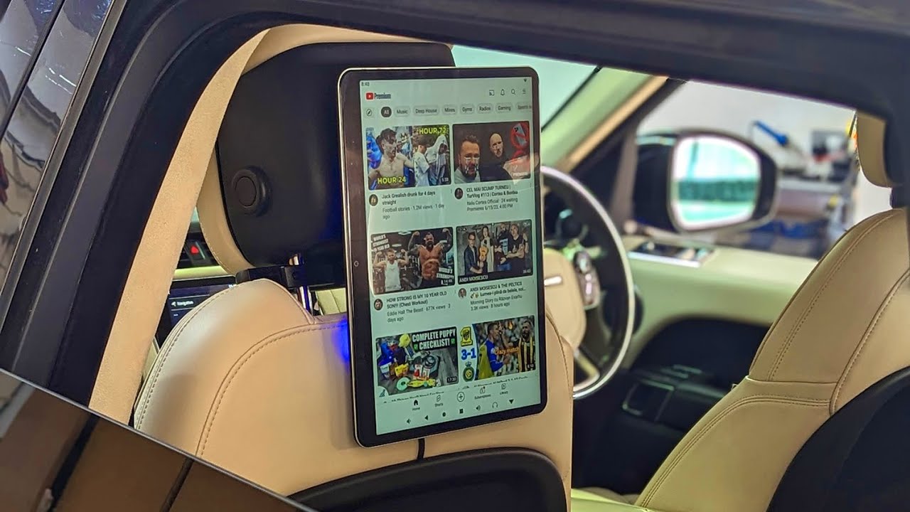 Range Rover Sport 14" Rotatable QHD Android Rear-Seat Screens with WiFi ...