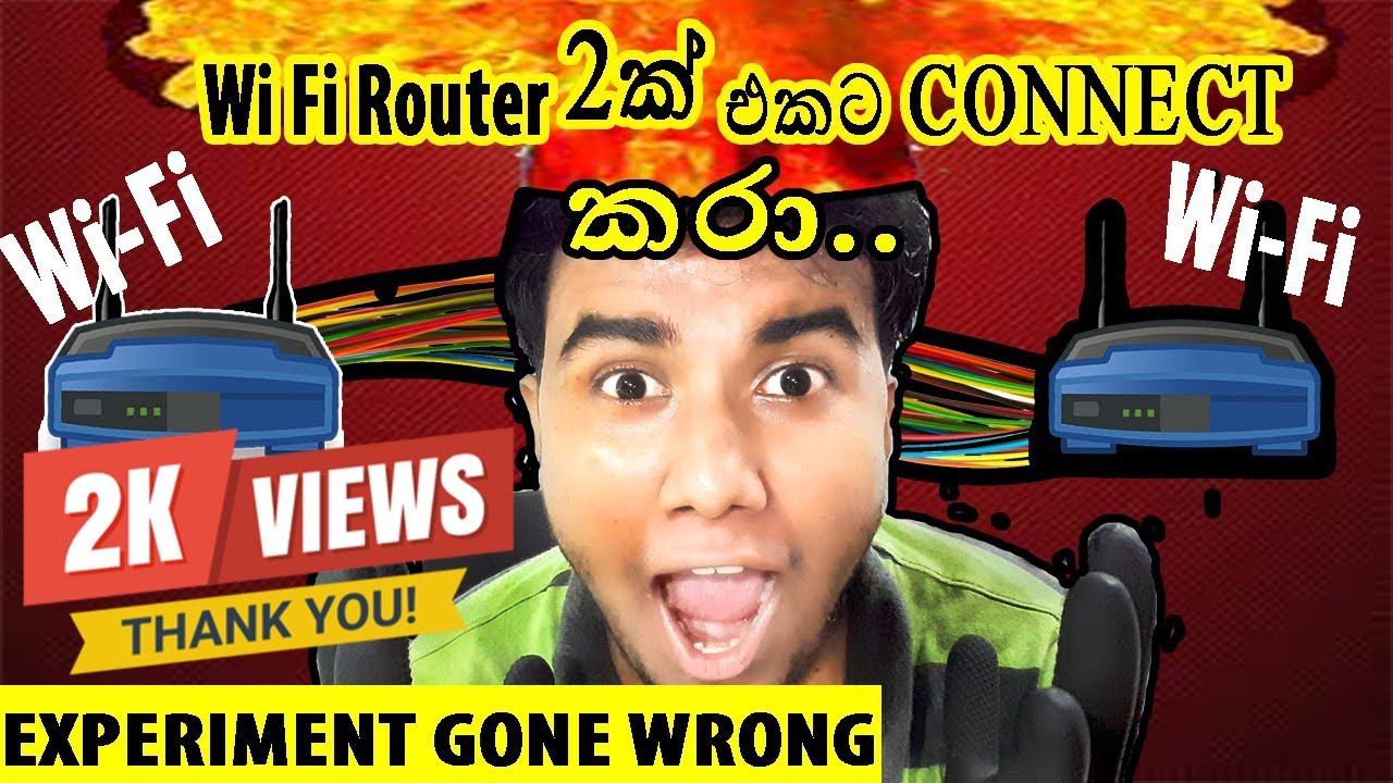 Crazy Experiment: Two WiFi Routers Connect | What Happened - YouTube