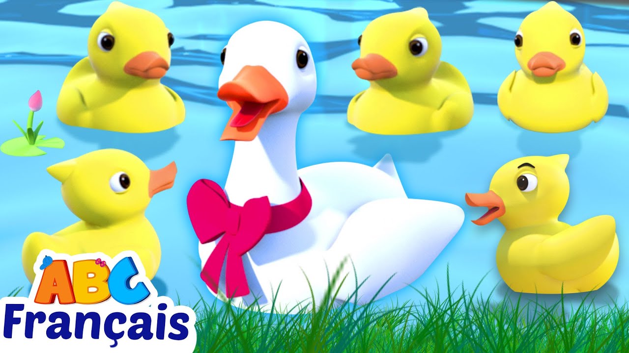 🦆Cinq petits canards par À Bébé Chansons | Comptines et chansons ...