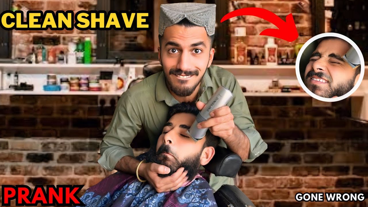 Clean shave prank on MOLVI gone wrong 😱😂 - YouTube