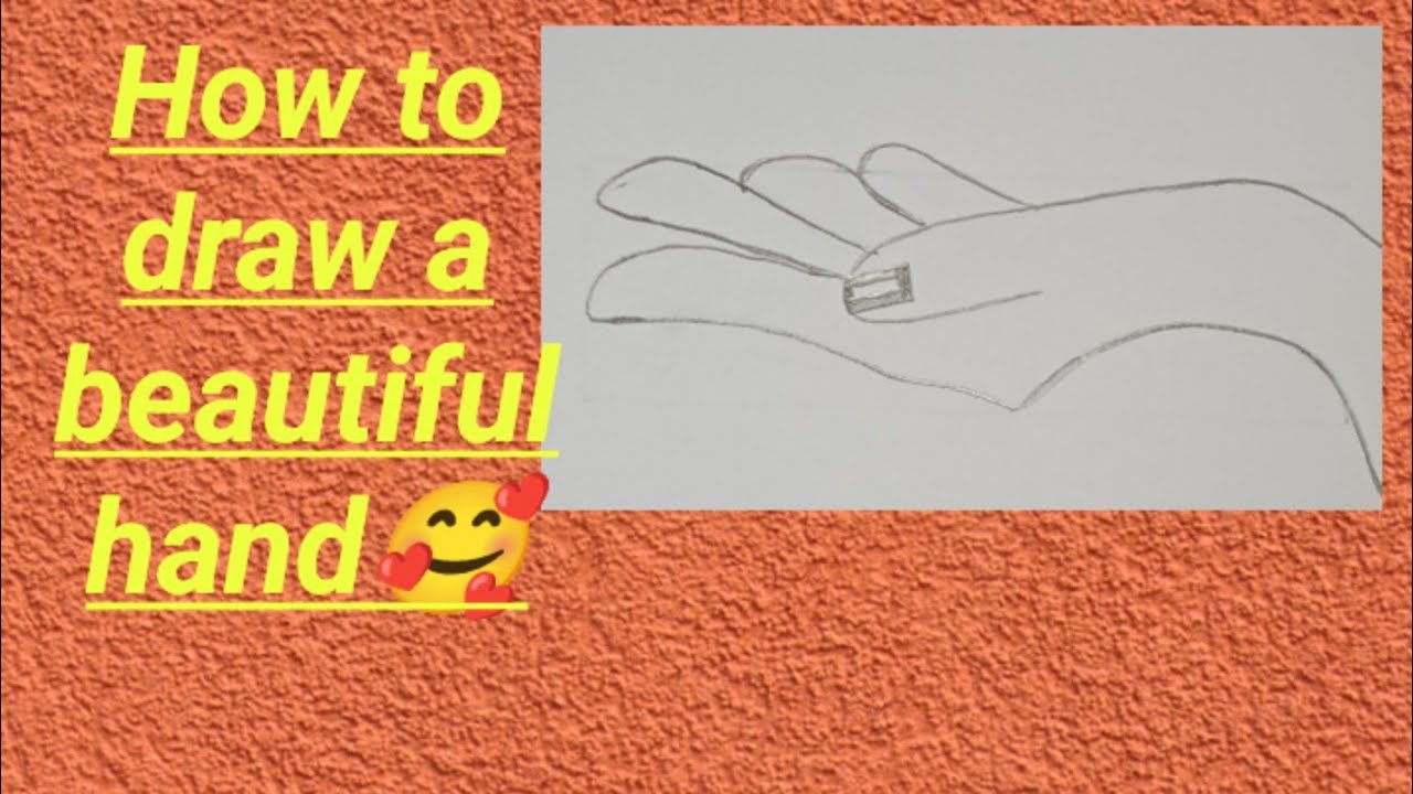 How to draw a beautiful hand step by step || ️easy art| pencil art ️# ...