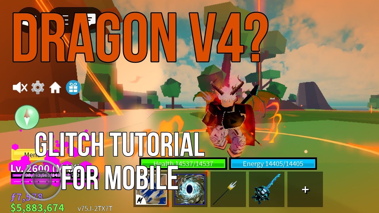 Dragon Race V4 | First Mobile Player? | Glitch For Dragon V4 Trial😋 ...