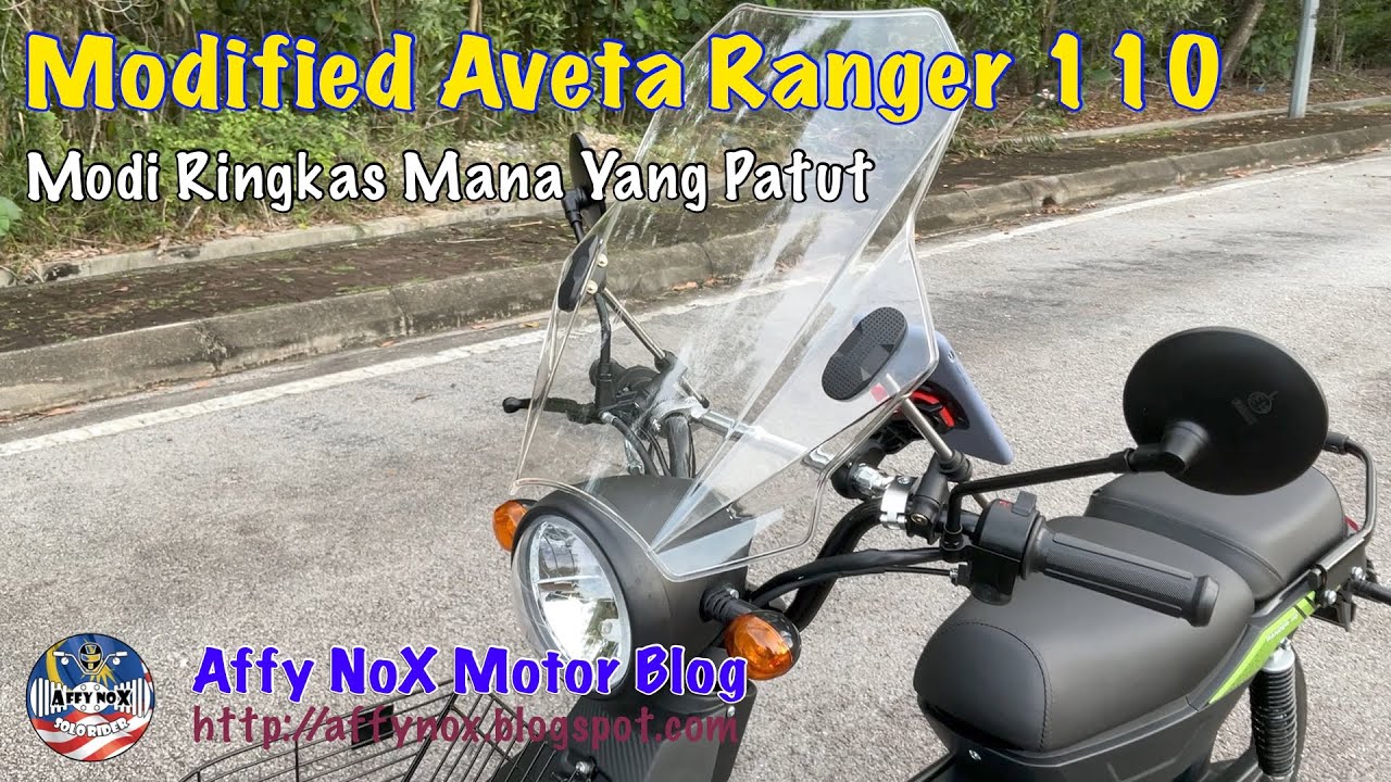 Aveta Ranger 110 | Accessory Untuk Aveta Ranger - YouTube