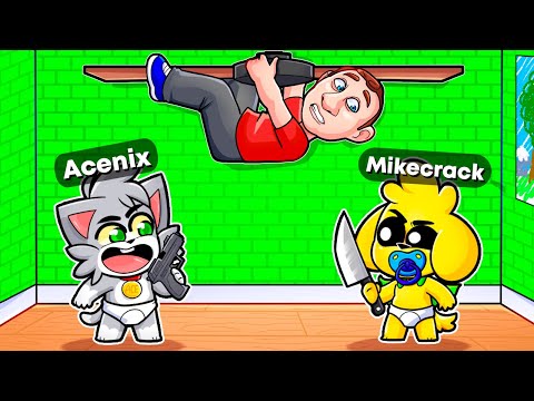 ¡BEBE ACENIX y BEBE MIKECRACK DESTRUYEN la CASA! 😂🍼