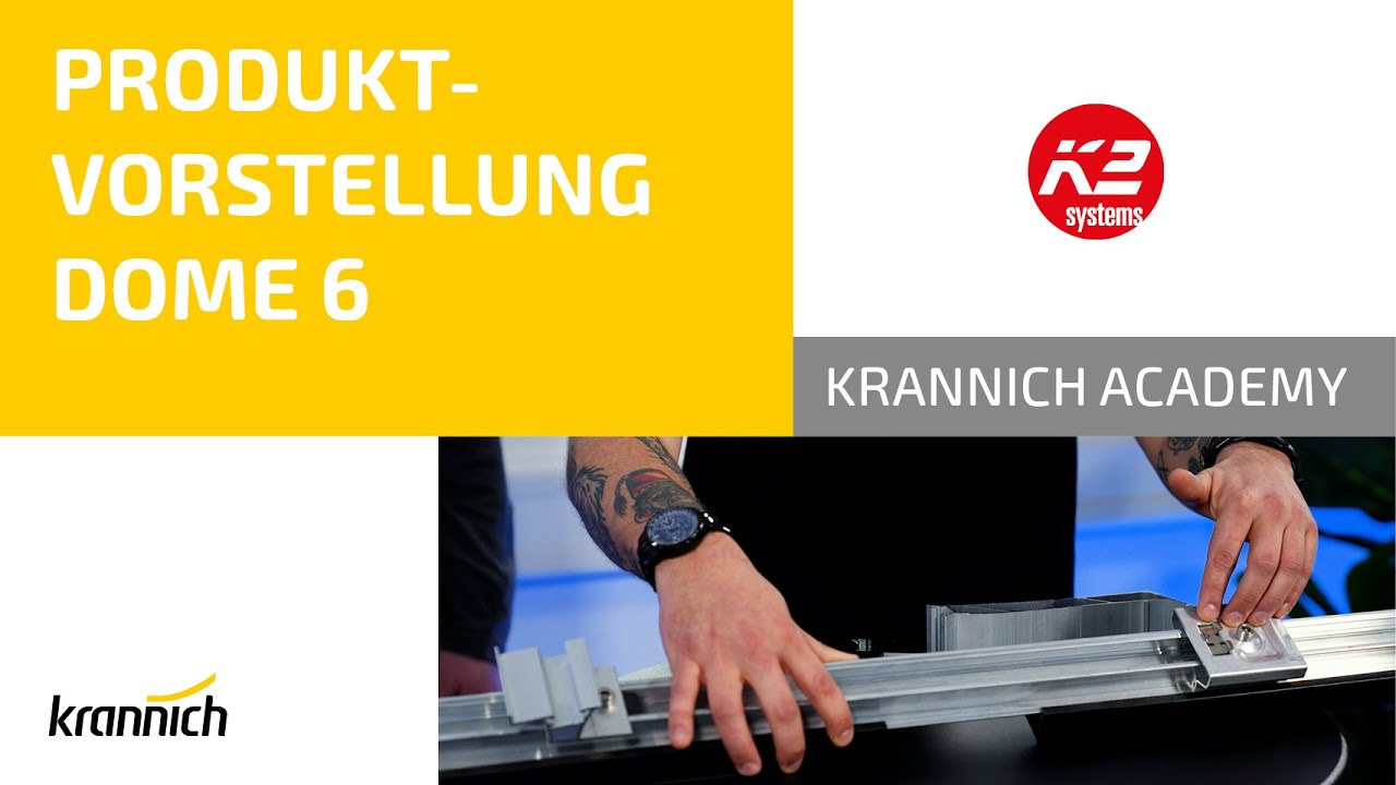 K2 Systems präsentiert sein Dome 6 Montagesystem - YouTube