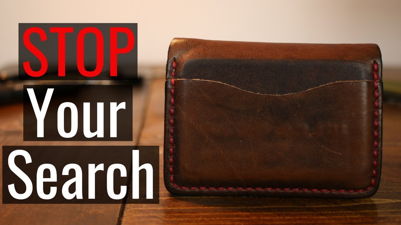 Stop Your Search! - Popov 5 Card Leather Wallet Review - YouTube
