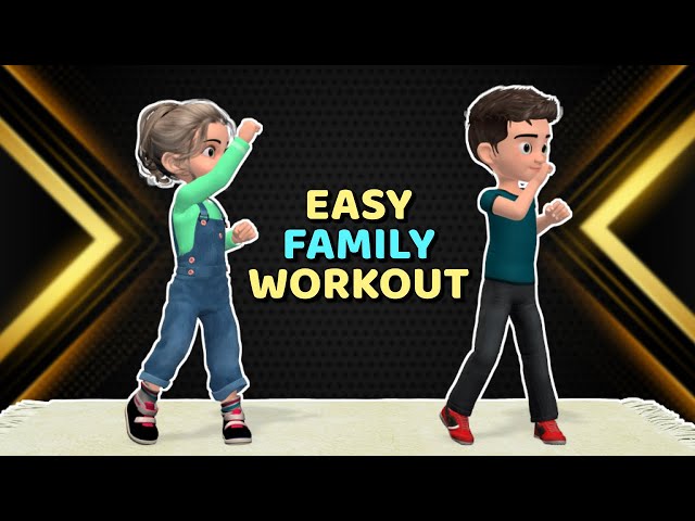 MAKE EXERCISE A FAMILY ACTIVITY WITH THIS EASY WORKOUT - Videos For Kids