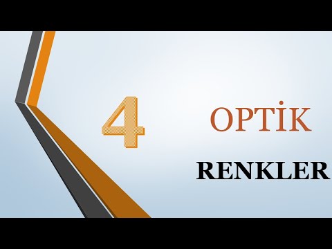 8-OPTİK- FİZİK TYT RENKLER KONU ÖZETİ ve SORU ÇÖZÜMÜ. OPTIK SORU KAÇIRMAMAK İÇİN...