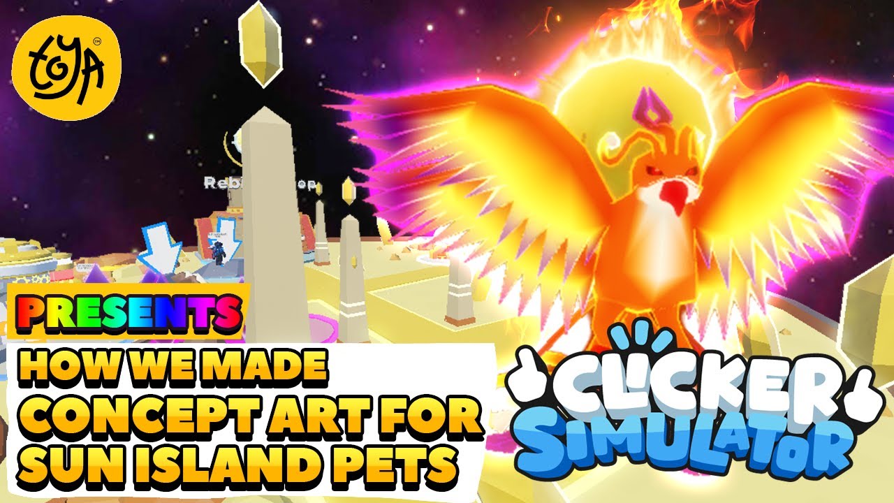 Sketching the concepts for Clicker Simulator Sun Island Pets - YouTube
