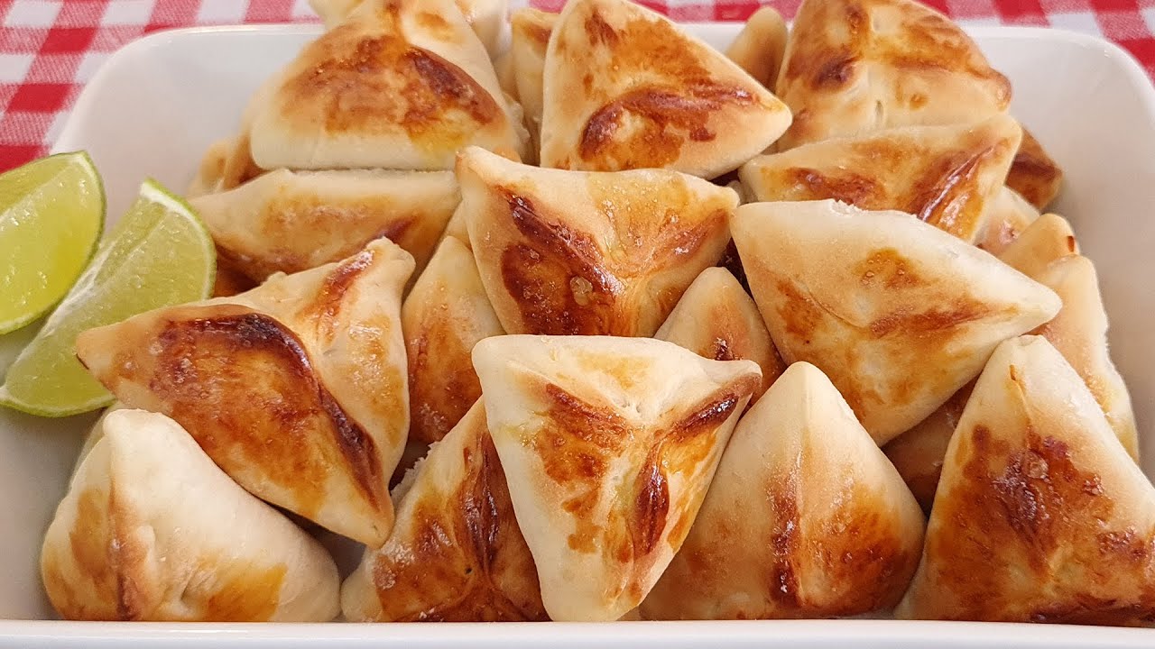 O SEGREDO PARA ESFIRRA DE FRANGO PERFEITA EM SUA FESTA | Cebola e Salsa ...