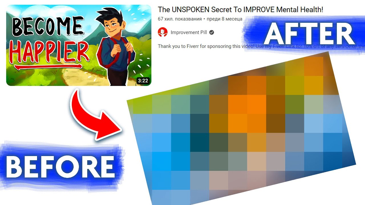 I Recreated A Thumbnail From IMPROVEMENT PILL'S Channel And Made It ...