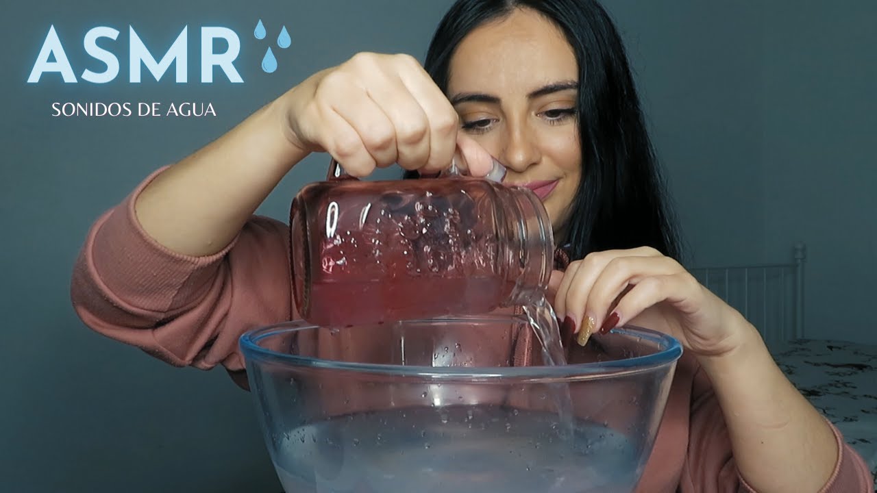 ASMR SONIDOS de AGUA para DORMIR 💦 | ASMR Español | María ASMR - YouTube