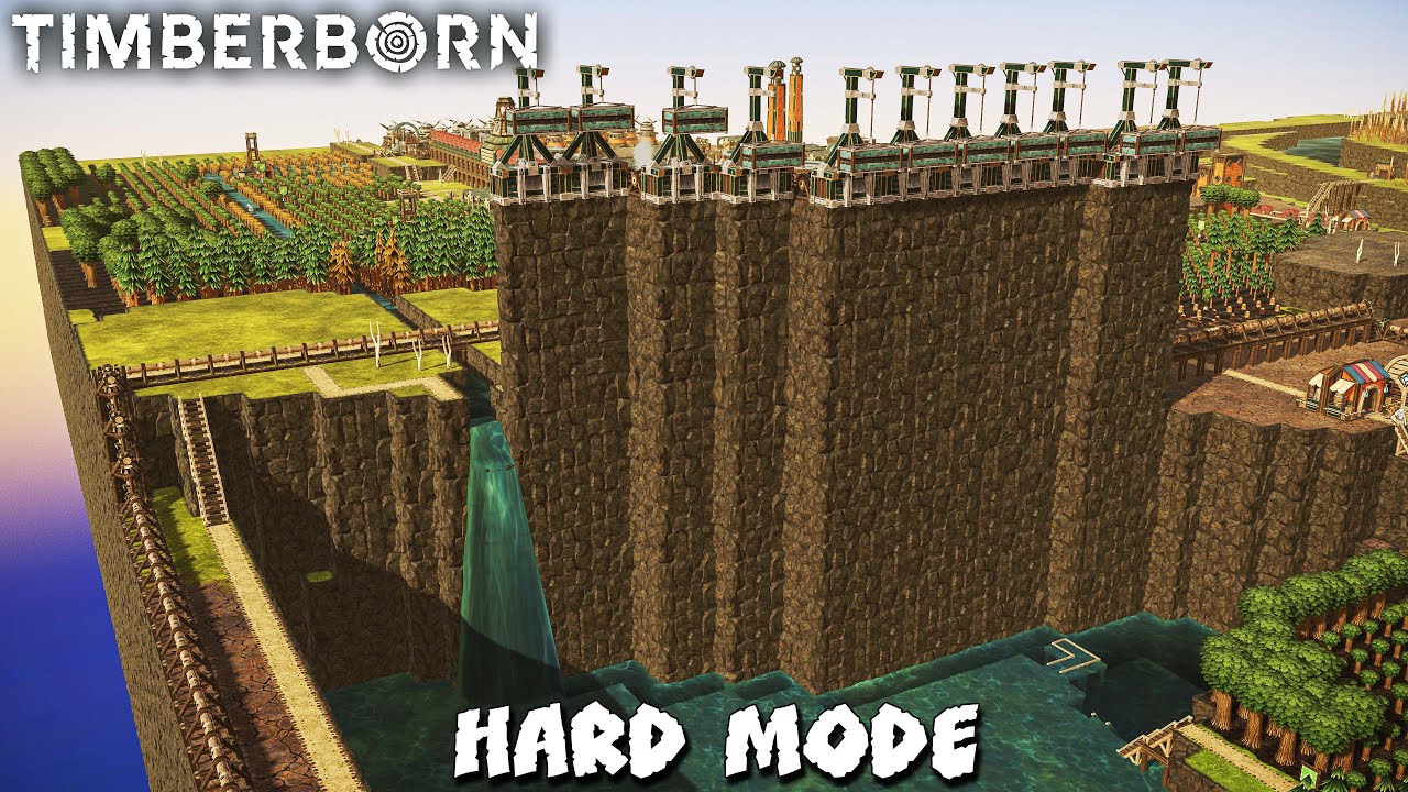PEEK-A-BOO Waterfall in Timberborn | Rivia Episode 32 - YouTube
