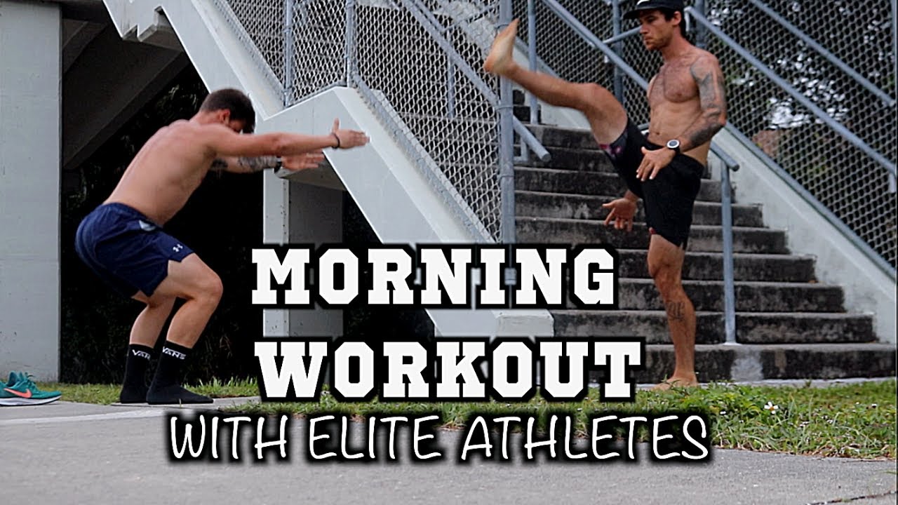 Morning Workout with Elite Athletes | - YouTube