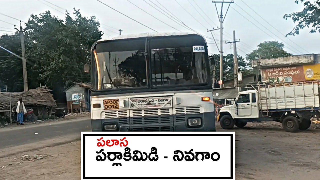Apsrtc Palasa to Nivagam palle velugu bus details and information video ...