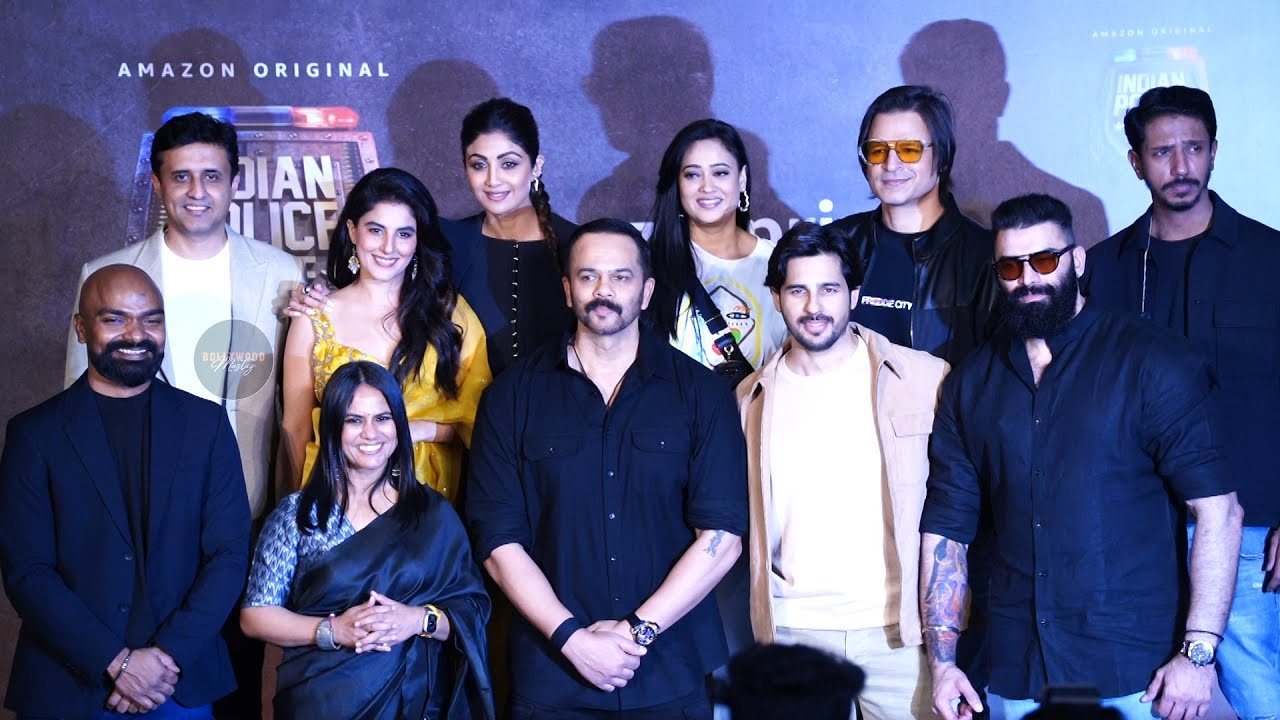 Indian Police Force Trailer Launch Event || Sidharth Malhotra, Shilpa ...