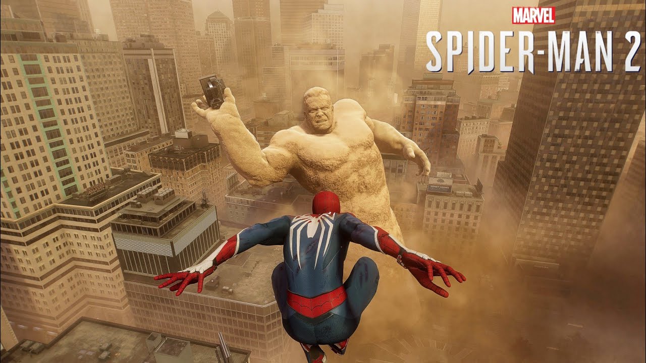 Marvel's Spider-Man 2 - SANDMAN Boss Fight 4k 60fps HD - YouTube