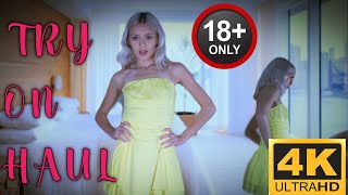 4k Fishnet Transparent Dress Try On Haul Lingerie See Through ...