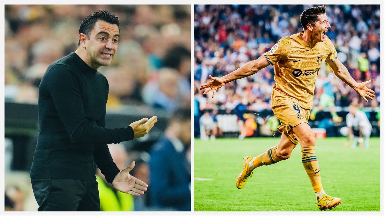 VALENCE 0-1 BARÇA VICTOIRE MAIS PERFORMANCE DE TOCARDS ! LEWANDOWSKI ...