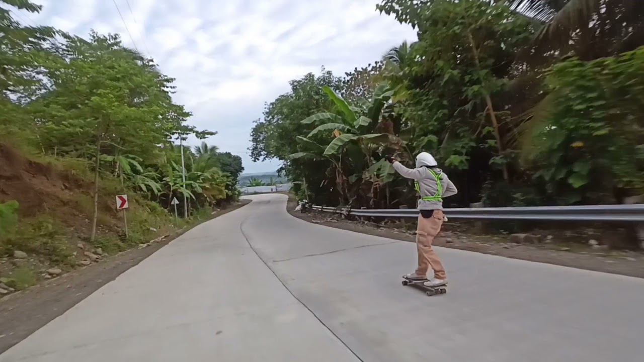 Shredding Manlangit, Buenavista Agusan Del Norte Concrete Downhill road ...