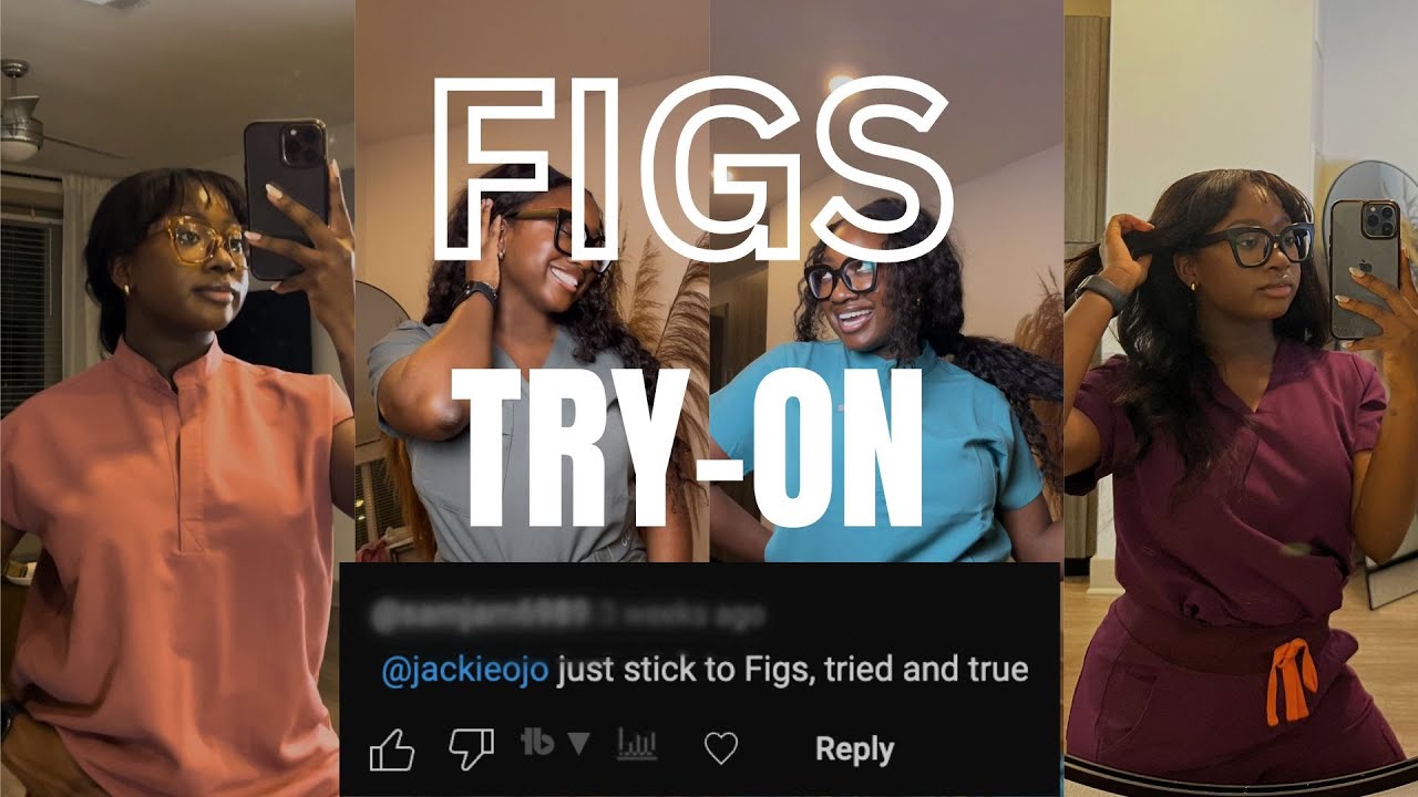THE *only* FIGS SCRUB TRY ON HAUL & REVIEW YOU NEED TO WATCH + more ...