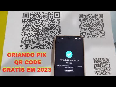 Como gerar criar um QR code Pix para receber pagamento vendas Uber ou ...
