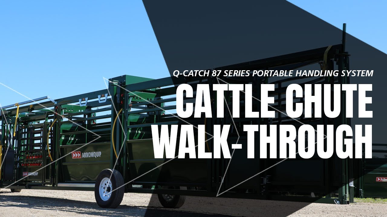 Portable Cattle Chute, 18’ Alley and Tub | Walkthrough with Norheim ...