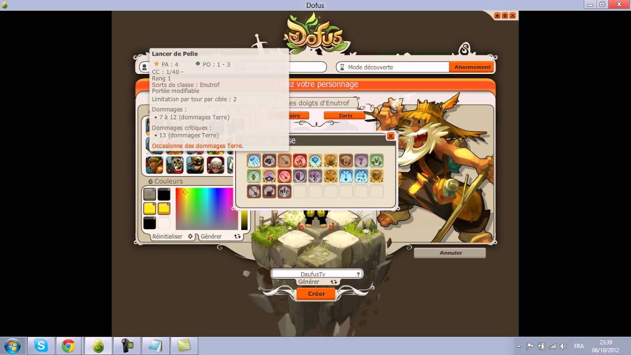Dofus - Présentation de L' Enutrof - YouTube