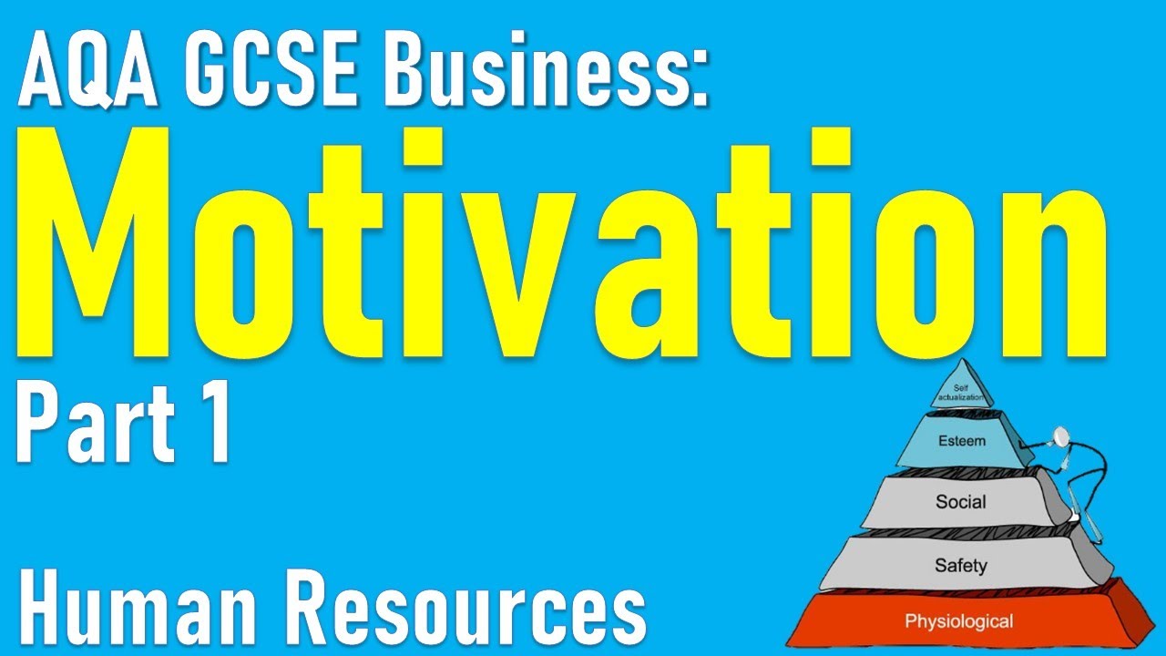 AQA GCSE Business: Motivation part 1 - YouTube