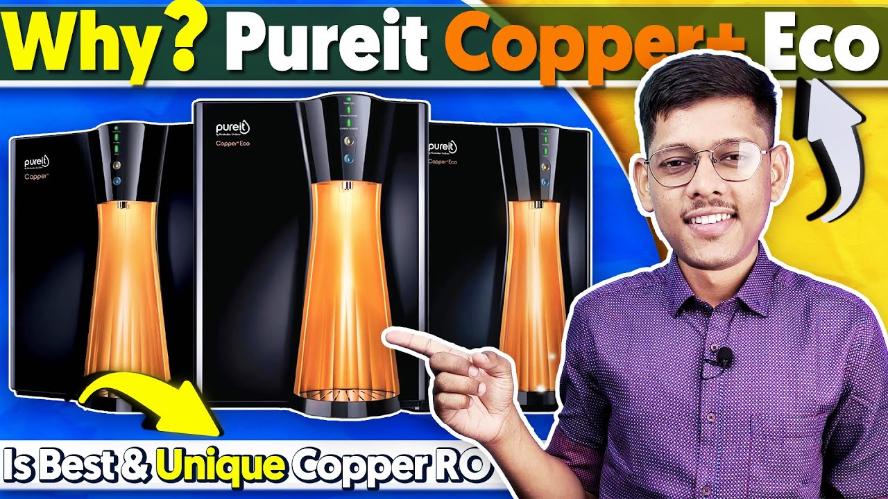 Best Copper RO Water Purifier⚡ Best RO with Copper ⚡ Pureit Copper+ Eco ...