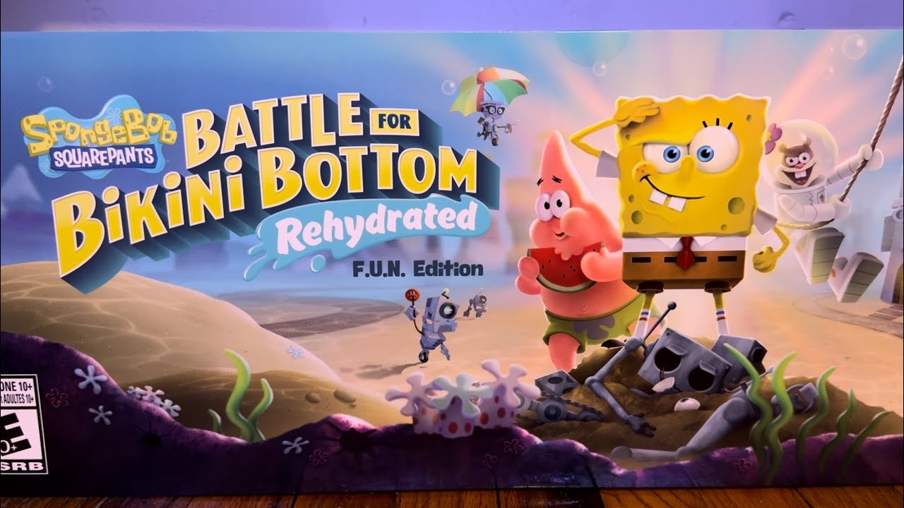 Spongebob BFBB Rehydrated F.U.N. Edition Unboxing - YouTube