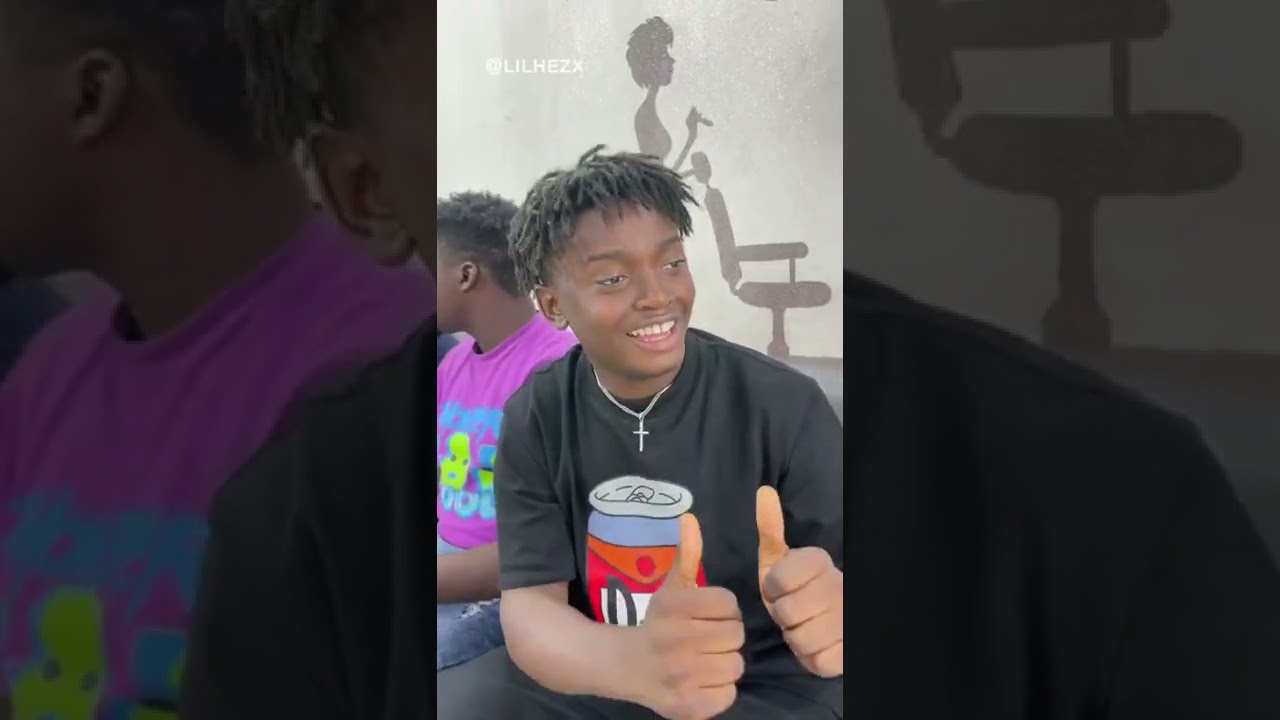 When the barber is a she🤣Lilhezx comedy // Lil hez x - YouTube