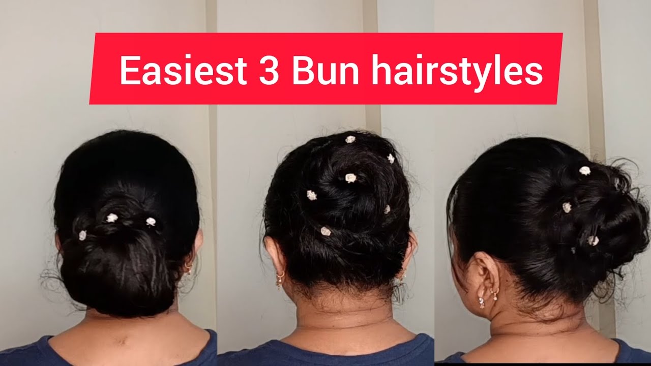 Easiest 3 Bun hairstyles👍👍🥰🥰#hairstyle #braidstyles #judahairstyle ...