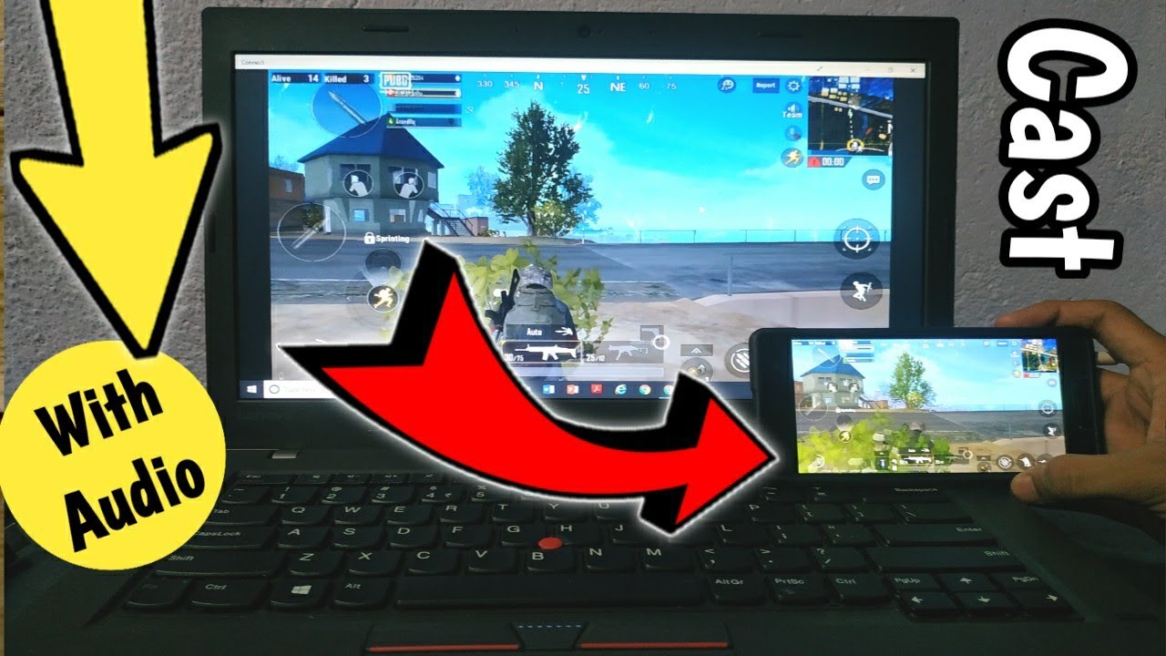 How to cast mobile screen on laptop with Audio | Cast android screen ...