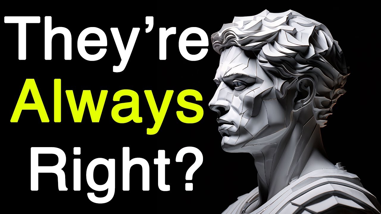 How to deal with people who always have to be right - Stoicism - YouTube