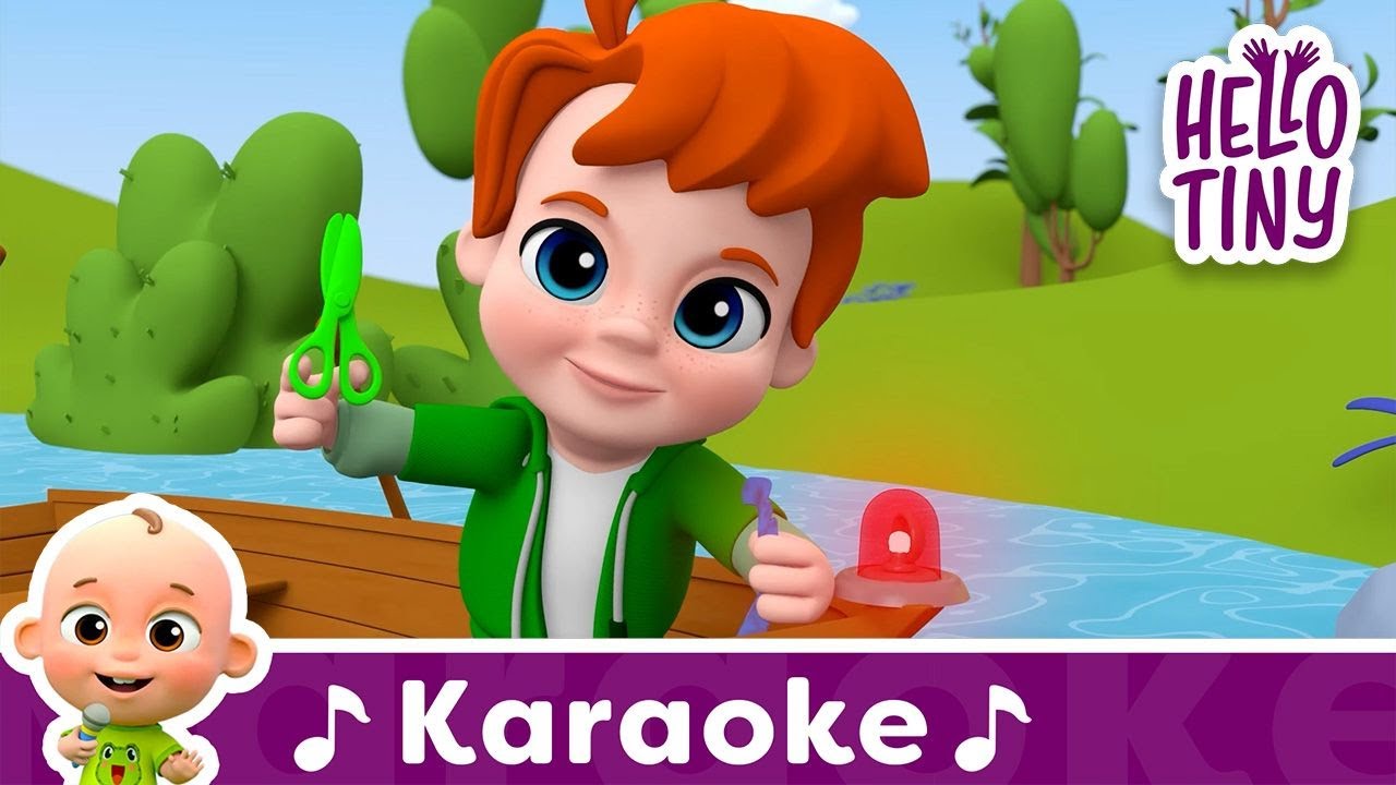 Row Row Row Your Boat KARAOKE | Hello Tiny | Sing Along With Me! - YouTube