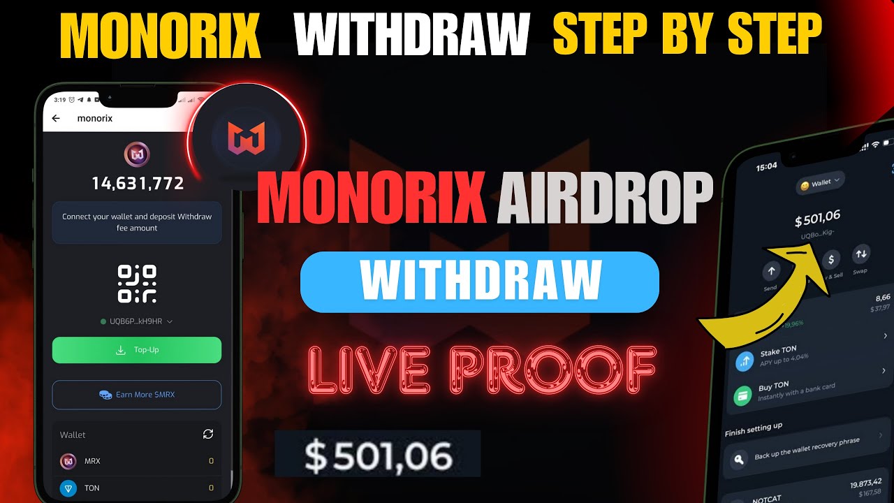 Monorix live withdrawal | monorix withdraw Ton fees update | monorix ...