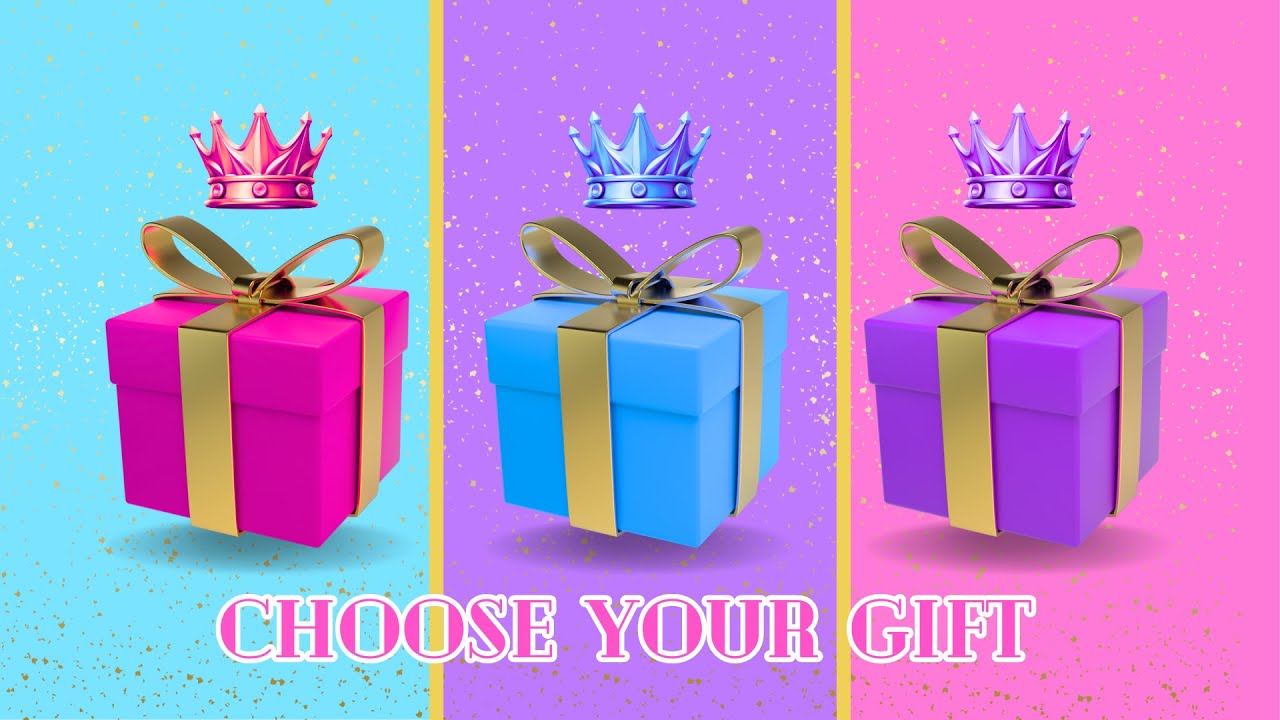 CHOOSE YOUR GIFT 💗🩵💜, two WIN😍, one LOSS 😭 #gift #choose # ...