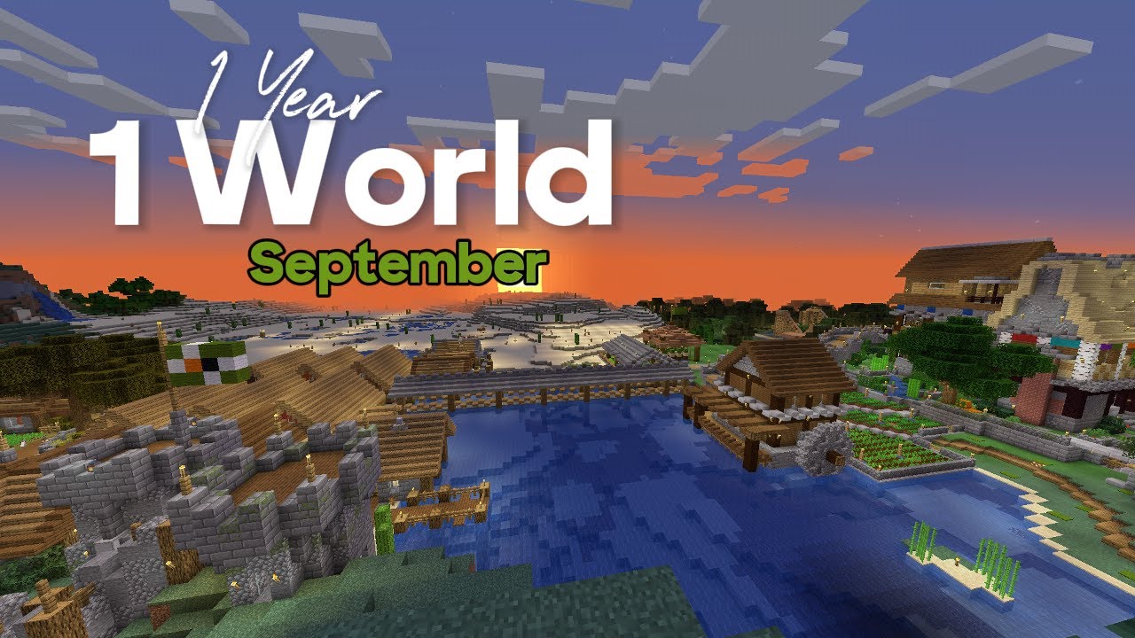 Spending an Entire Year in an Updating Minecraft World: September: 1.14 ...