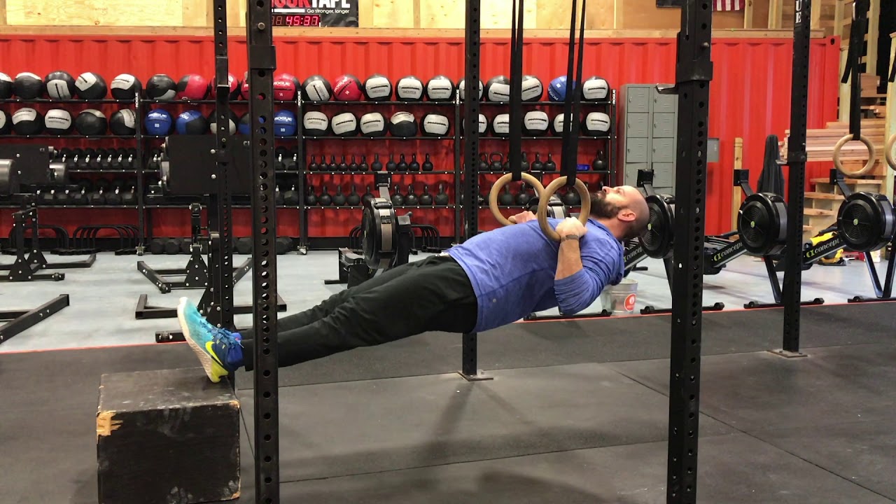 Parallel Ring Row - YouTube