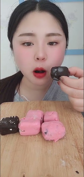 Asmr Ice Cream Magnum Macaron Ice Cream 핑크 구슬 아이스크림 매그넘 아이스크림 먹방