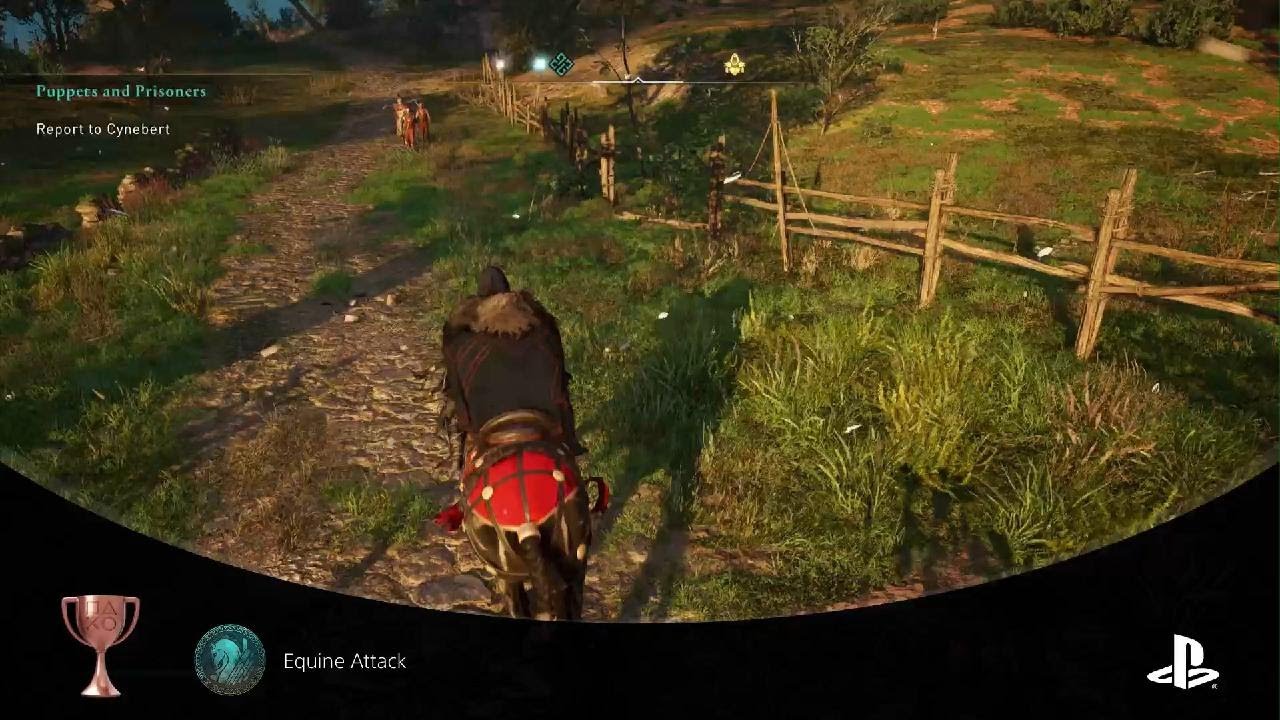 Assassin's Creed Valhalla Horse Jump Kill Highlight - YouTube