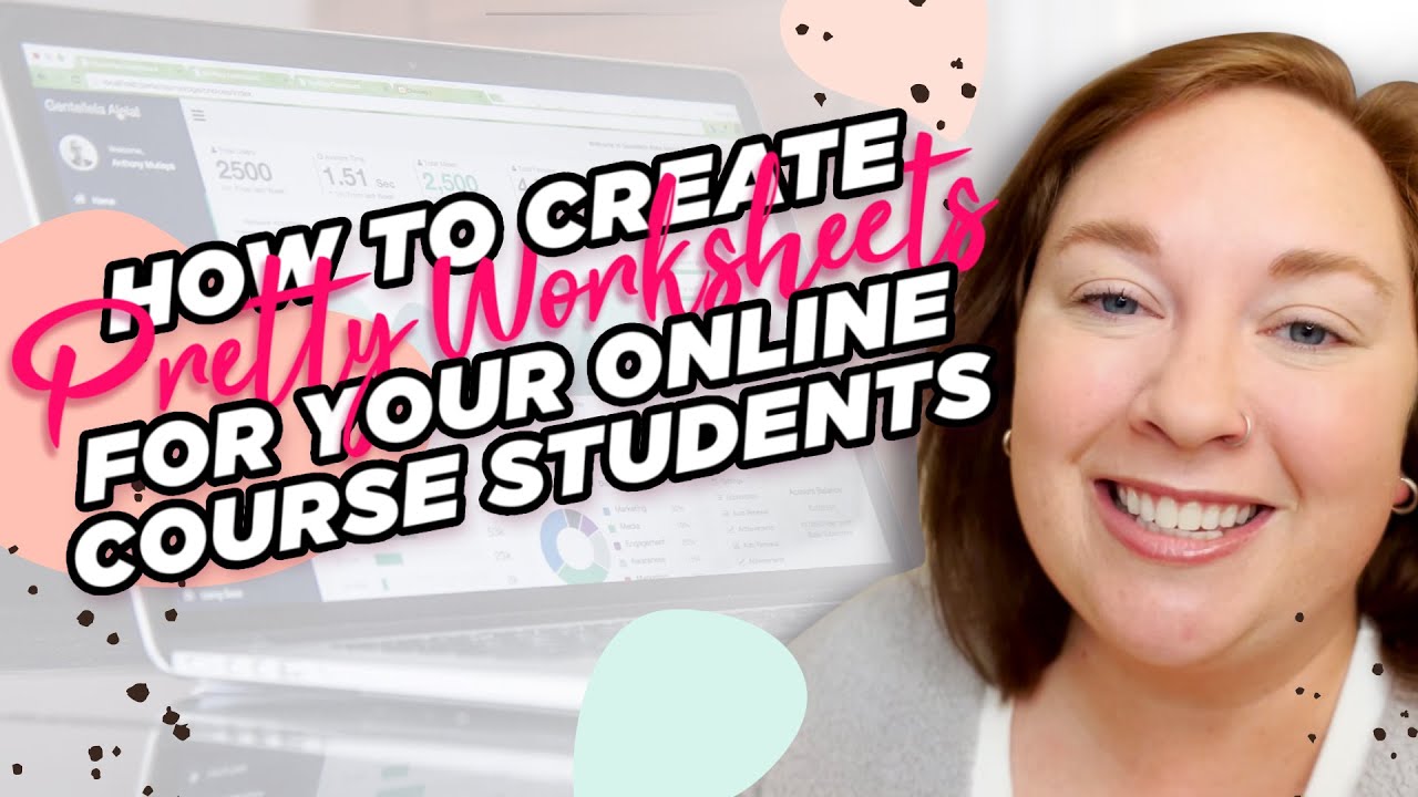 How to Create Pretty Worksheets for Your Online Course Students (Step ...