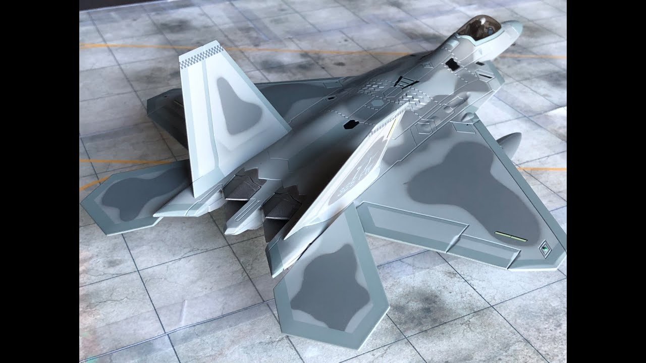 HobbyMaster F-22A US Air Force 325th FW, 43rd FS Review! - YouTube