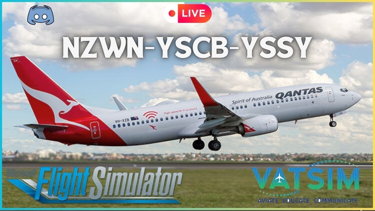 Spilled Milk Run Monday - ANZAC Parade VATSIM event PMDG738 - YouTube